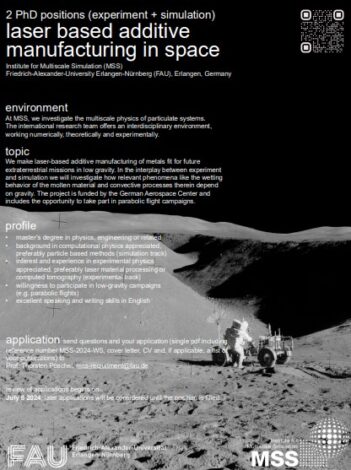 Post-Doc & PhD Positions - Institute of Multiscale Simulation of Particulate Systems